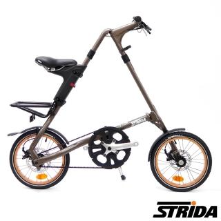 【STRiDA】速立達 5.0版16吋鋁合金折疊單速碟剎單車-古銅色-momo購物網 - 好評推薦 - 2025年9月
