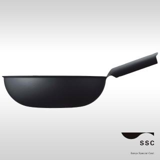【SSC】一體成型極輕薄鑄鐵深炒鍋29cm(附鍋蓋)-momo購物網 - 好評推薦 - 2025年10月