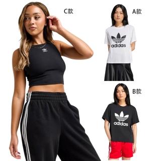 【adidas 愛迪達】上衣 背心 女 短袖 多款任選(IN8441 IU2422 IJ8251 IR6001 IY9650)-momo購物網 ...