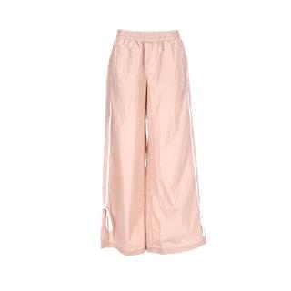 【PUMA】流行系列Modern Delight 女款 粉色 歐規 口袋 蝴蝶結 寬褲 運動 休閒 長褲 68956319-momo購物網 ...