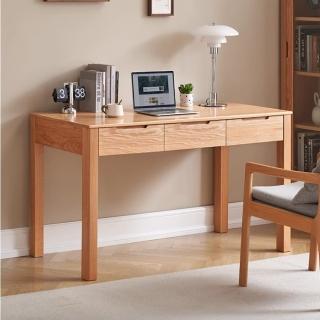 【橙家居·家具】/預購/挪威系列1.6米三抽實木書桌A款 NW-A4161(預購品 實木書桌 桌子 工作桌 書桌)-momo購物網 - 好評 ...