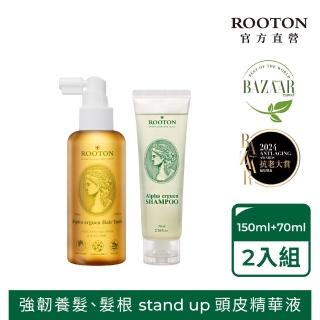 【ROOTON 官方直營】甦活植萃養髮液150ml+洗髮精70ml(強健豐盈髮根 髮根噴霧 頭皮水 頭皮精華 頭皮護理)-momo購物網 - 好評推薦 - 2025年8月