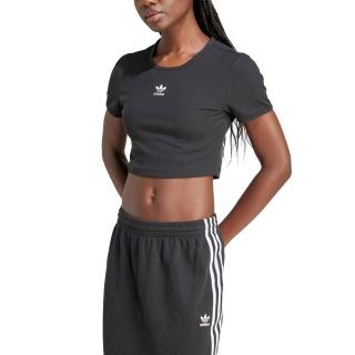【adidas 愛迪達】圓領短袖T恤 ESS RIB TEE 女 - IY9664-momo購物網 - 好評推薦 - 2026年2月
