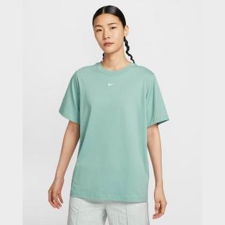 【NIKE 耐吉】AS W NSW TEE ESSNTL LBR 短袖 上衣 綠色 女款 休閒(FD4150-017)-momo購物網 ...