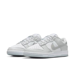 【NIKE 耐吉】W Nike Dunk Iridescent Swoosh 灰白 鐳射鈎 經典 舒適 休閒鞋 運動鞋 女鞋 HJ5787 ...