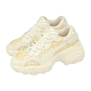 【PUMA】休閒鞋 Pulsar Wedge Wns Monogram 女鞋 米 厚底 增高 老爹鞋(402240-01)-momo購物網 ...